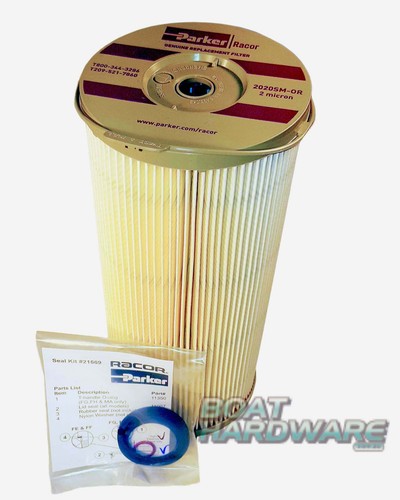 Racor Parker Replacement Cartridge FILTER Element 2 Microns 2020SM-OR ...
