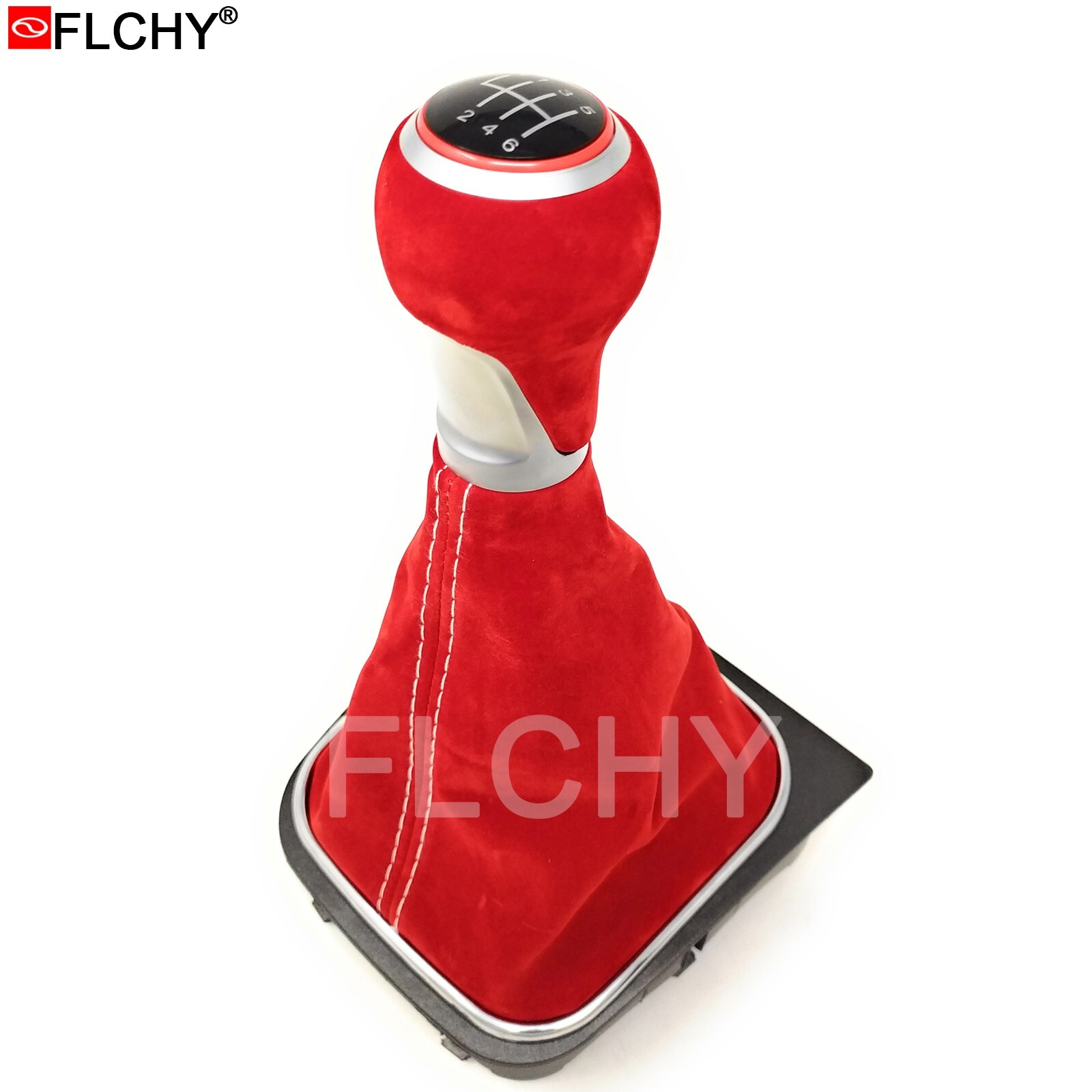 6 Speed Gear Shift Knob Gaiter Boot For VW Golf 5 MK5 6 Jetta 2007 ...