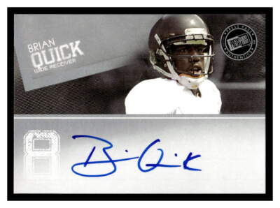 2012 Press Pass Football #PPS-BQ Brian Quick Auto FRA39 | eBay
