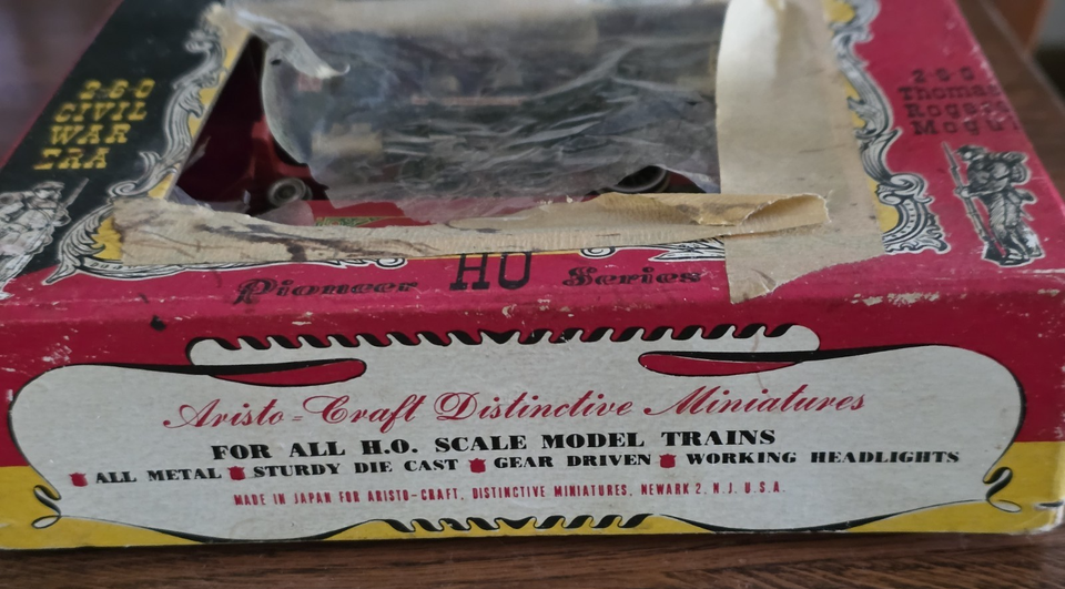 ARISTO-CRAFT HO RR PIONEER SERIES 2-6-0 THOMAS ROGER MOGUL DIECAST ...