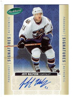 Jeff Halpern 2005-06 Parkhurst Signatures #JH | eBay