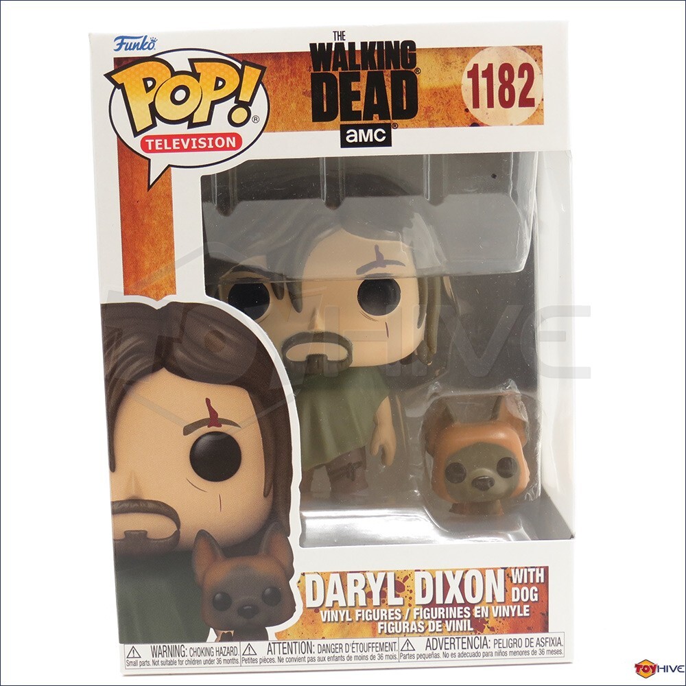 Funko Pop! The Walking Dead TV Daryl Dixon with Dog #1182 Funko Pop! The Walking Dead TV Daryl Dixon with Dog #1182