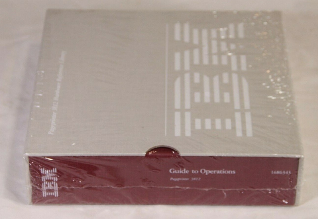 IBM Page Printer 3812 Hardware Reference Library - Sealed in Shrinkwrap ...
