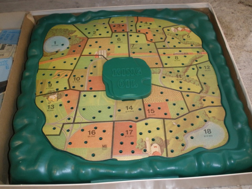 MILTON BRADLEY KING OIL BOARD GAME 1974 | eBay