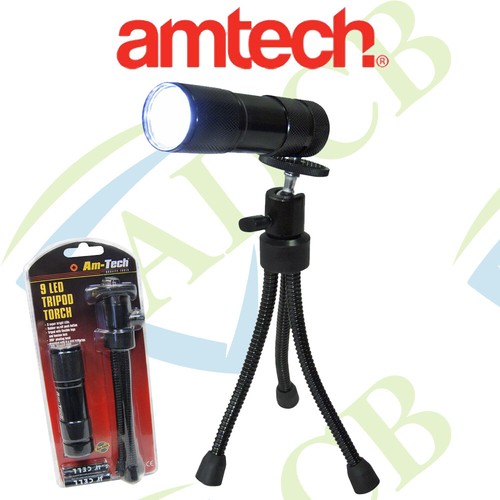 Am-Tech 9 LED Tripod Torch S1630 | eBay UK