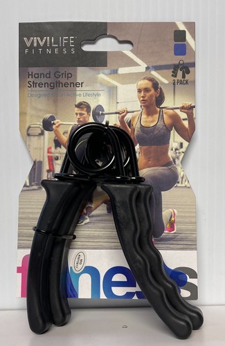2 PACK DELUXE CUSHIONED HAND GRIP EXERCISE GRIPPERS INCREASE HAND WRIST ...