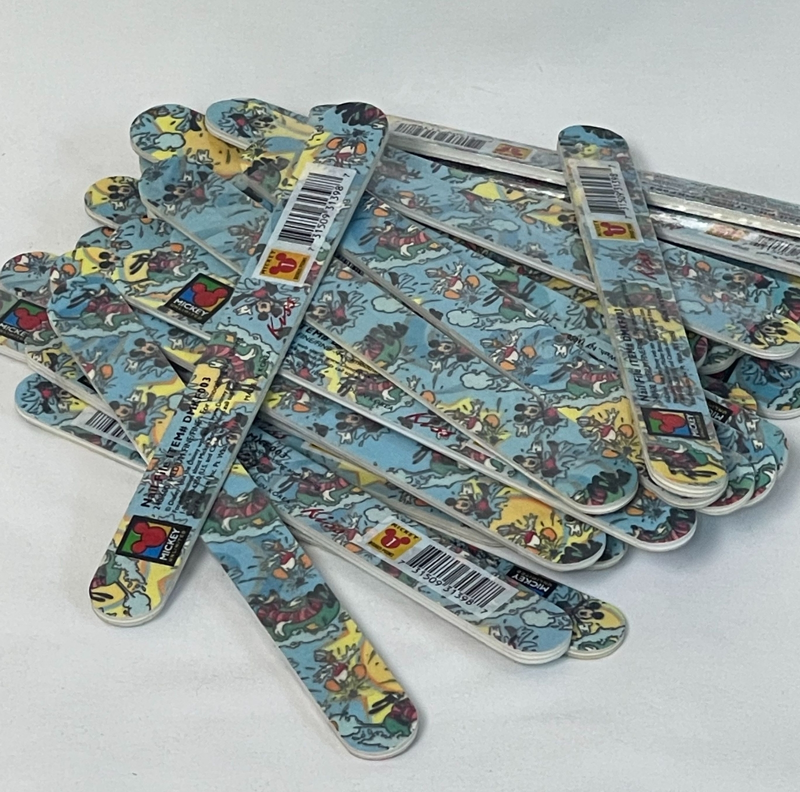 Disney Mickey Mouse Design Nail Files-Medium Fine/Fine-240/600 Grit ...