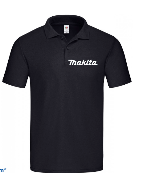 Makita inspired Logo Polo shirt / Power Tool Work Wear New custom ...