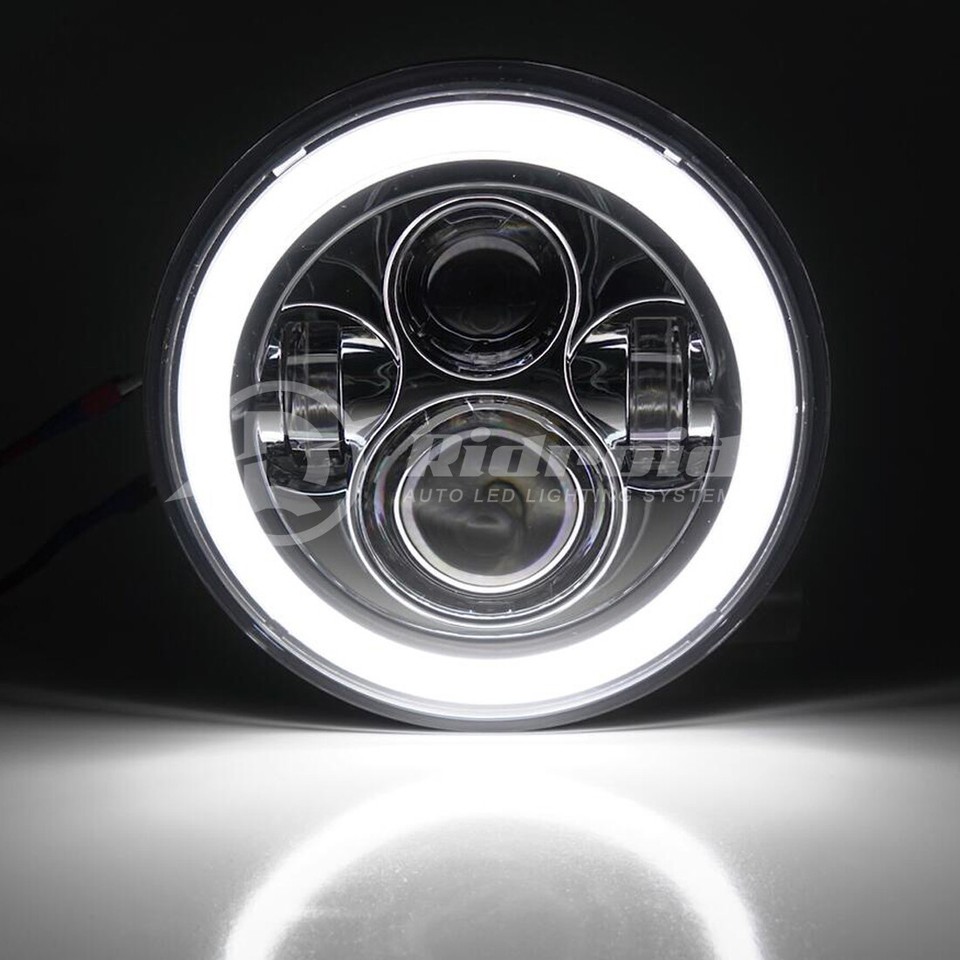 7''inch LED Headlight high lo for Yamaha V-Star XVS 650 950 1100 ...
