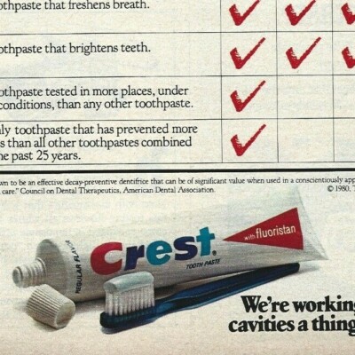 Crest Toothpaste Print Ad, Crest Toothpaste Magazine Ad, Crest ...