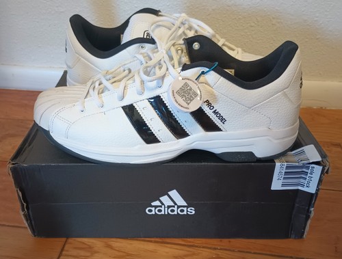 adidas Pro Model 2G Low White Black Men's Size 11 | eBay