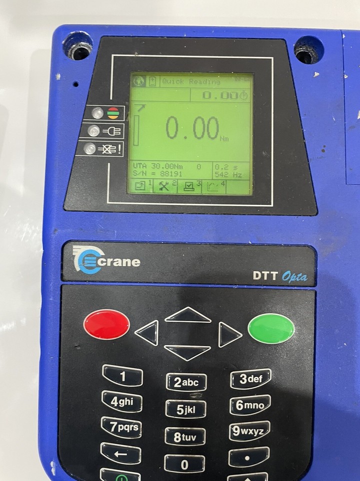 CRANE ELECTRONICS DTT OPTA 30NM POWER AND TORQUE TOOL ANALYZER *UK ...