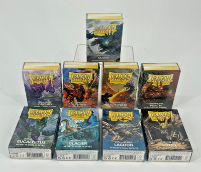 60ct Matte Dual Japanese Size Card Sleeves Dragon Shield x9 lot | eBay