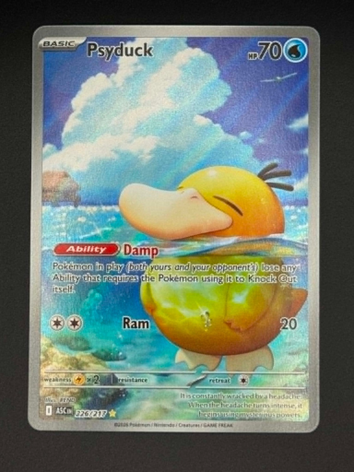 Pokemon Psyduck 226/217 Illustration Rare Ascended Heroes TCG NM | eBay