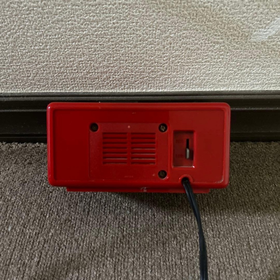 SEIKO Table Clock with Alarm Function, Red, Flip Clock with Alarm | eBay UK
