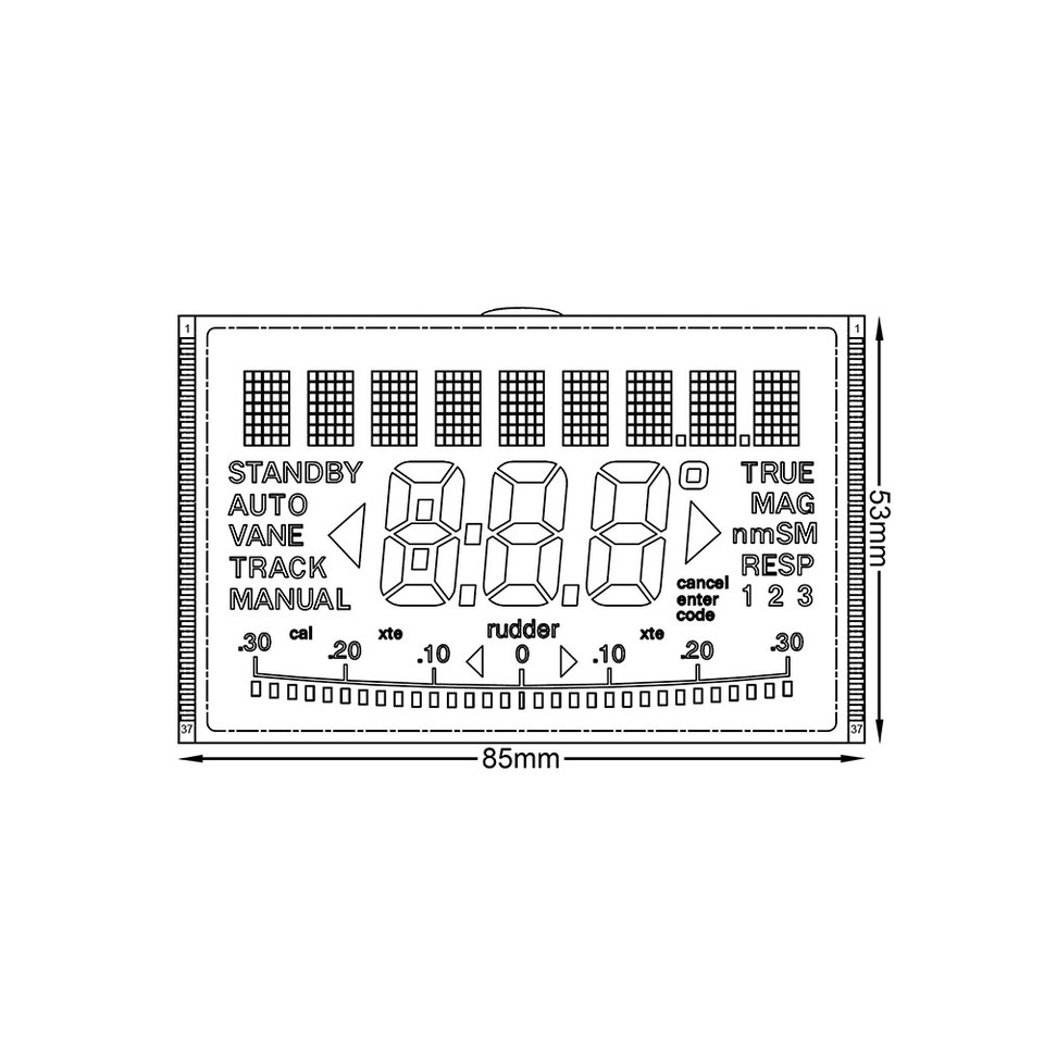 Display for Raymarine / Autohelm ST5000+ Autopilot Control Head Unit | eBay