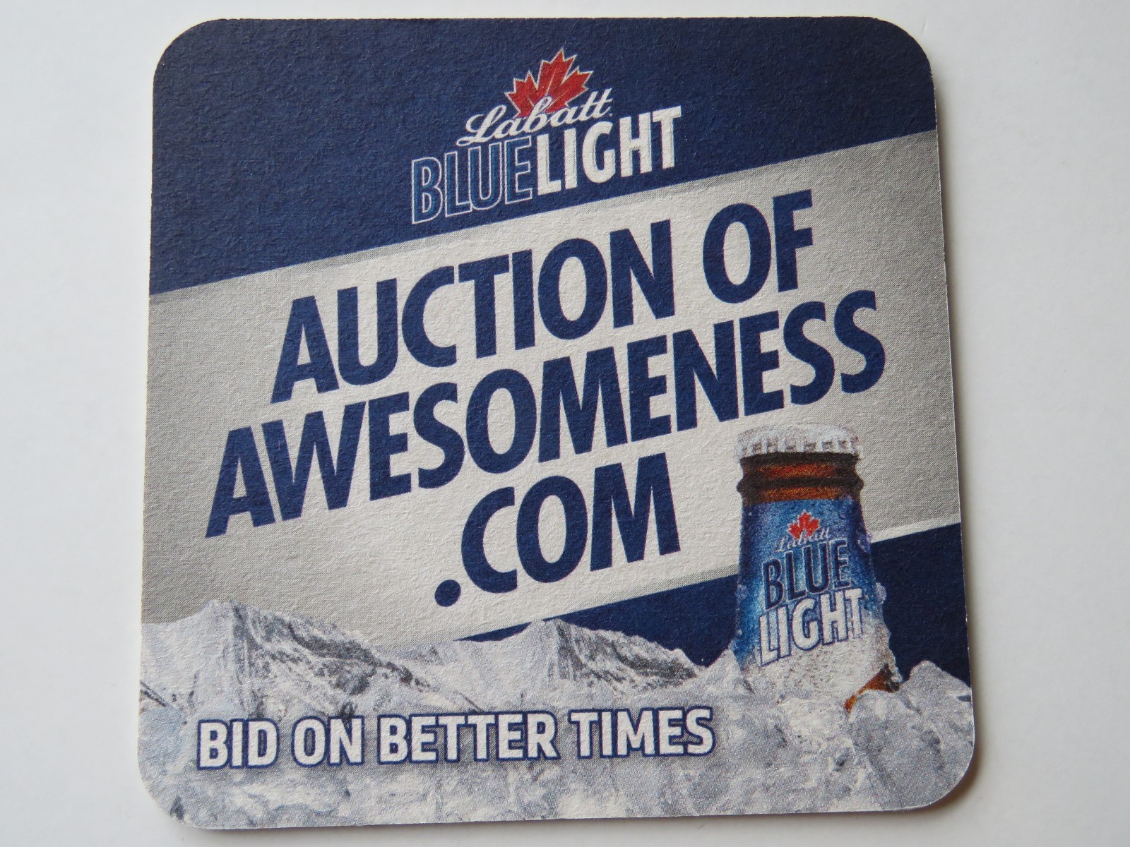 2012 Beer Coaster ~ LABATT Brewing Blue Light Pilsener ~ Auction of ...