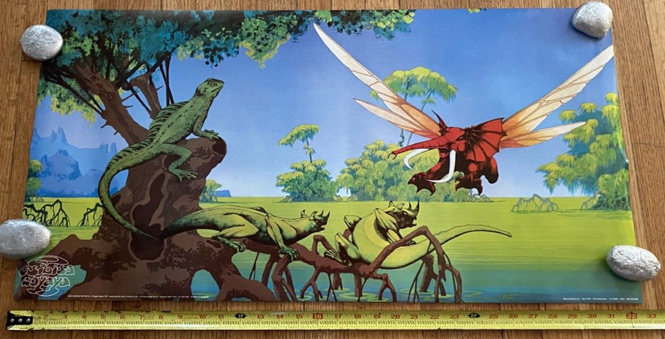 Big O Poster 1972 GA2 OSIBIBA WAYOYA Flying Elephant Roger Dean Poster ...
