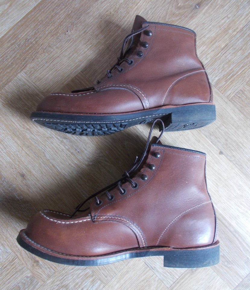 Red Wing 2954 Copper Moc Toe Amber Portage Leather Boots UK 8 US 9 EU ...