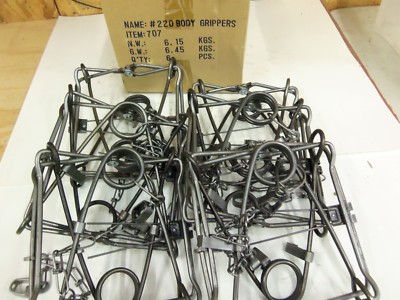 6 Bridger 220 Body Grip Traps Trap Muskrat Mink Fisher | eBay