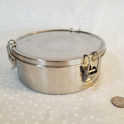 KLOC Flanera Flan Mold 1 Qt with Lid Lock Stainless Steel 6" x 2.5" | eBay