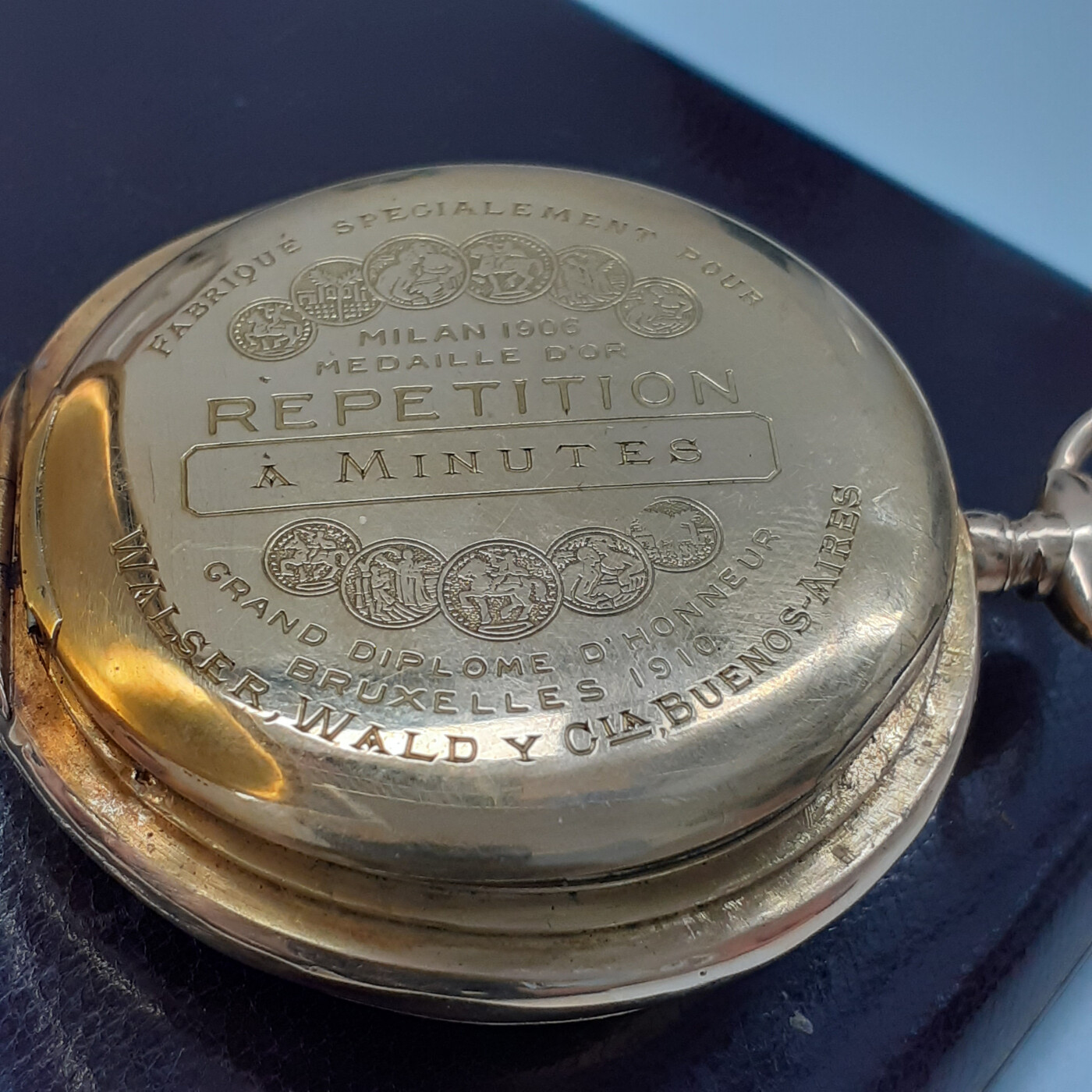 W/Box Pocket Watch Anonimo 52 mm 18K Yellow Gold Watch 20517 Sold By ...