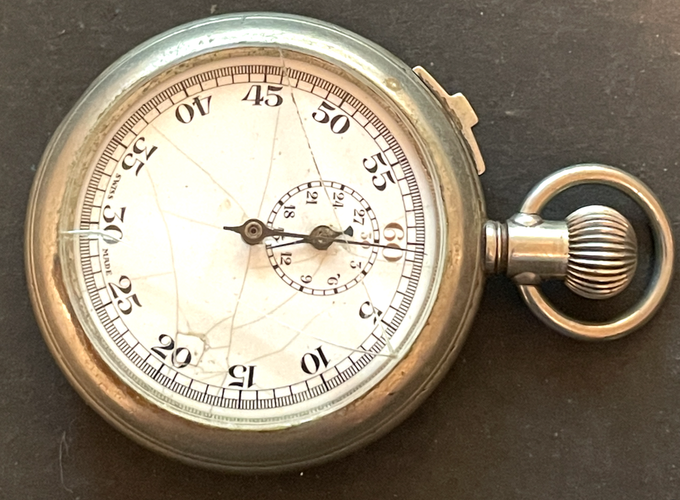 WW2 1940 DATED MKII BOMB TIMER STOPWATCH POCKET WATCH BRITISH ARMY ...