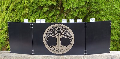 New Maple Wood Dungeon Master Screen DnD Black (Wooden dm Screen) | eBay