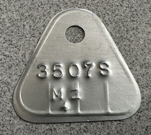 1963-64 SUPERCHARGED STUDEBAKER CARTER AFB CARBURETOR TAG 3507S 3588S ...