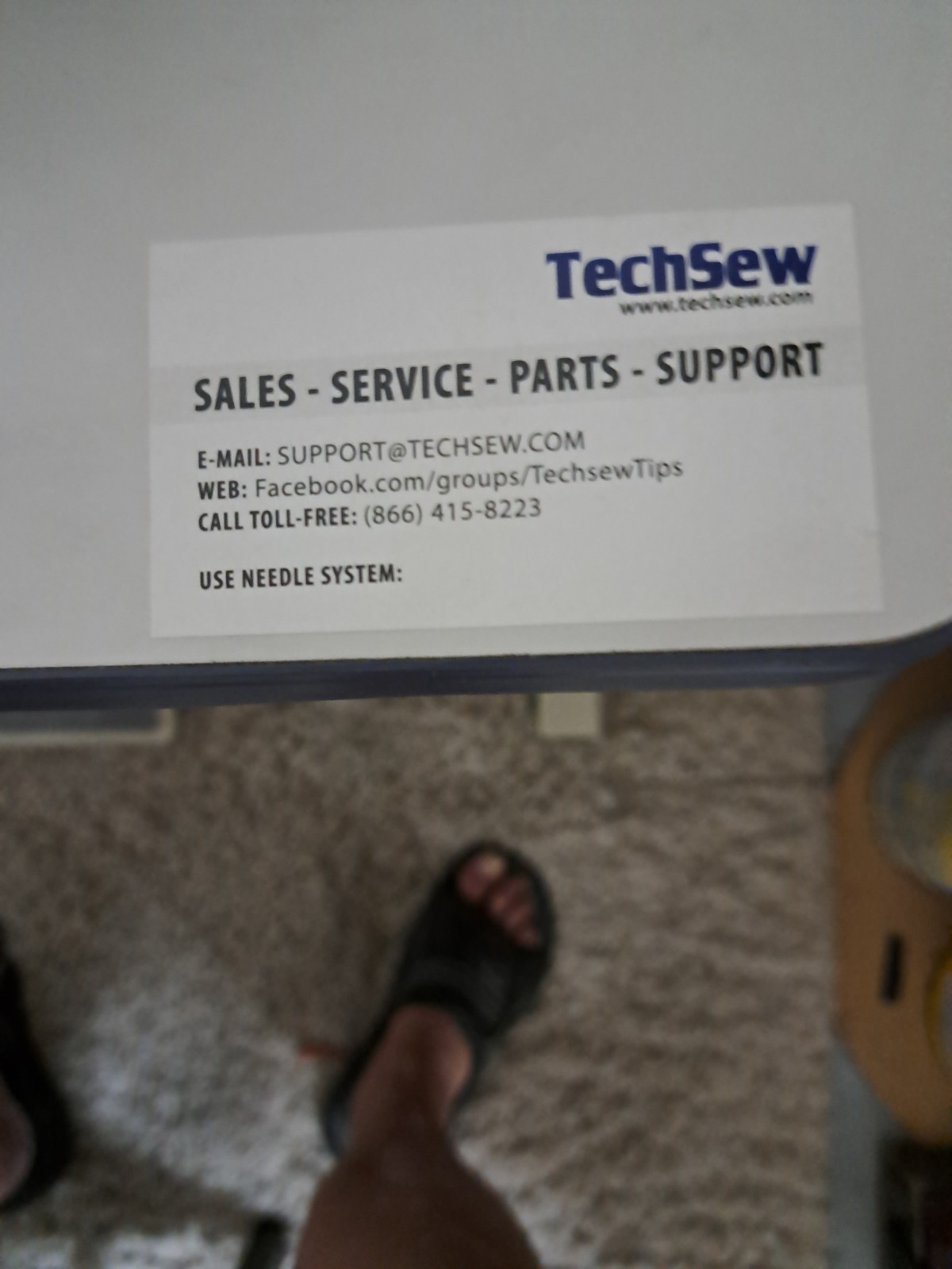 Techsew SK-4 Leather Skiving Machine With Assembled Table and Motor | eBay