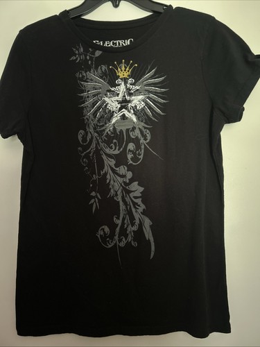 Women’s L Electric Cafe Short Sleeve Shirt | eBay