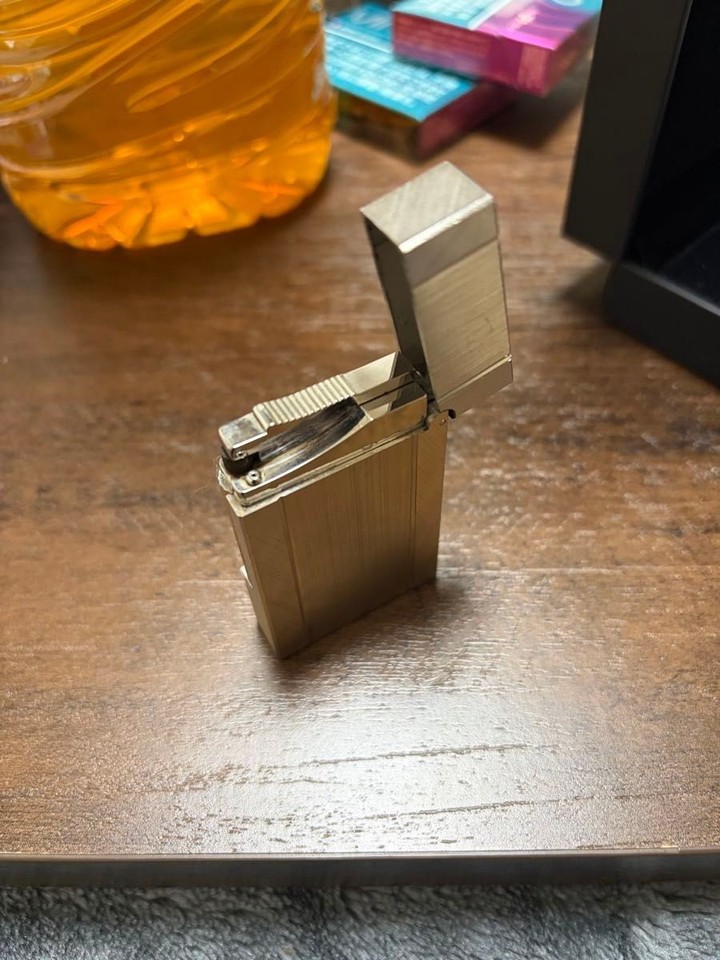 S.T.Dupont Line 2 Gas Lighter Silver | eBay UK