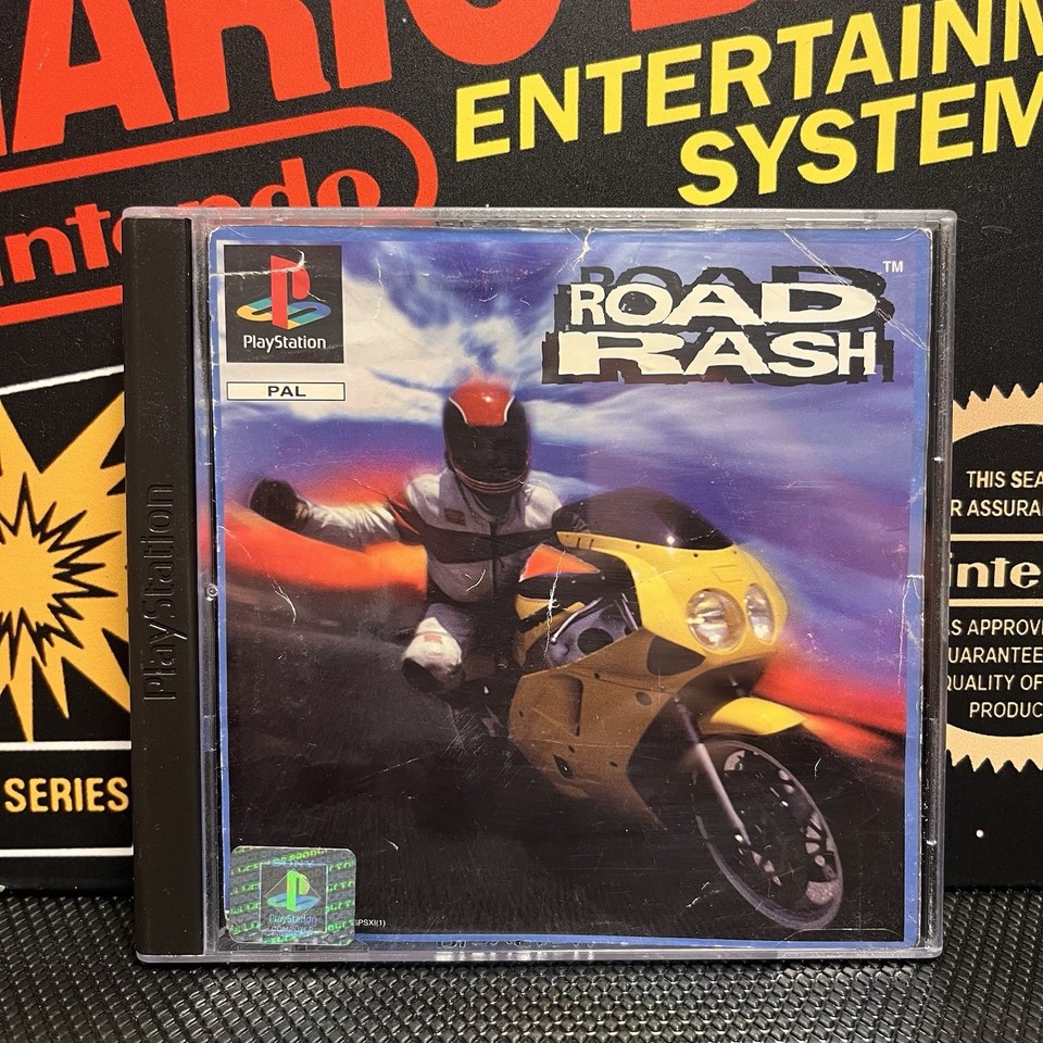 Road Rash W.Manual Playstation PS1 PAL VGC TESTED FREE TRACKED POSTAGE ...