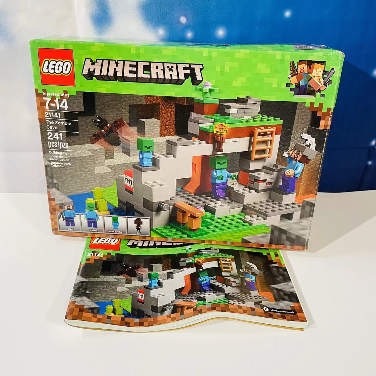 LEGO Minecraft The Zombie Cave Set 21141 with Instruction | eBay