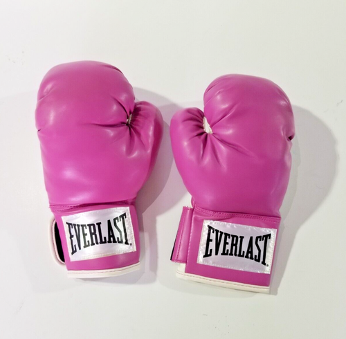 Everlast Pink Boxing Gloves Adult Size with Adjustable Wrist Bands | eBay