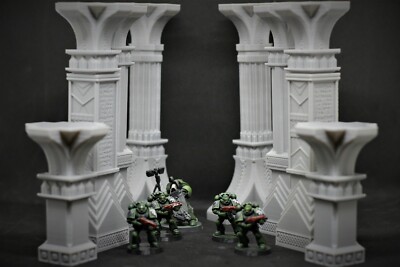 Dwarf Dwarven Terrain Set - Pillar Column Scenery 28mm | eBay