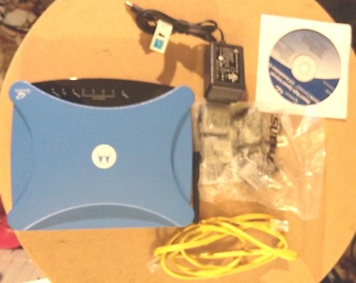 Motorola 3347 DSL Modem with 4-Port Ethernet & Wireless WiFi Router ...