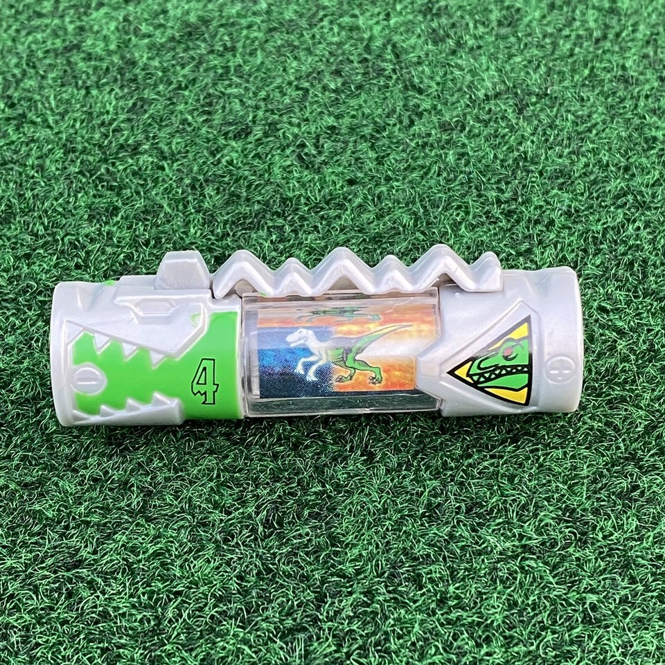 Power Rangers Dino Super Charge Charger #4 Velociraptor green energem ...