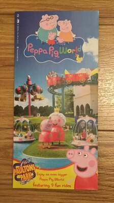 Peppa Pig World / Paultons Park Fold Out Map / Flyer new for 2019 | eBay UK