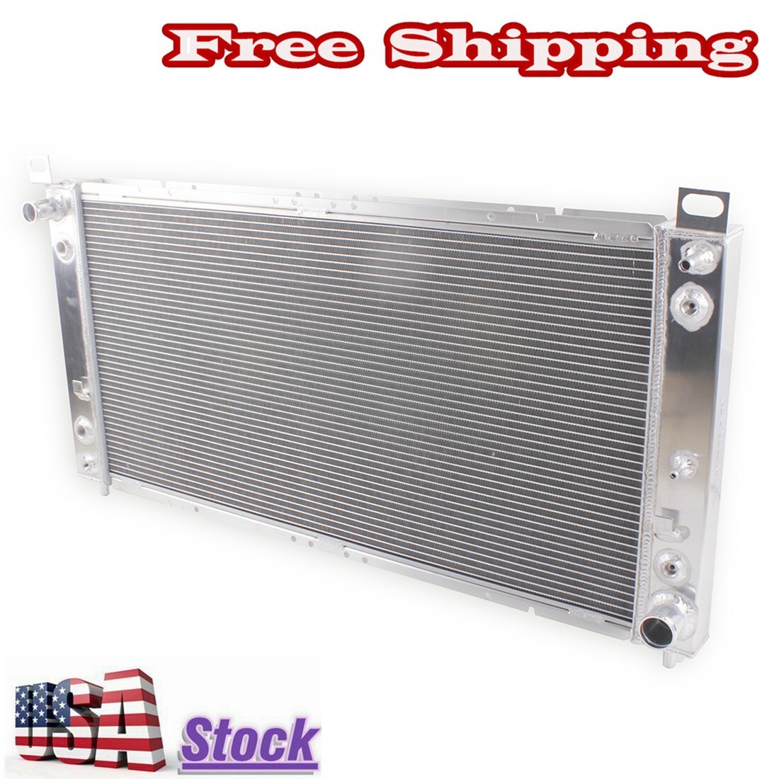 3Row 34" Radiator For Chevy Suburban Tahoe 4.8L 5.3L 6.0L Silverado ...