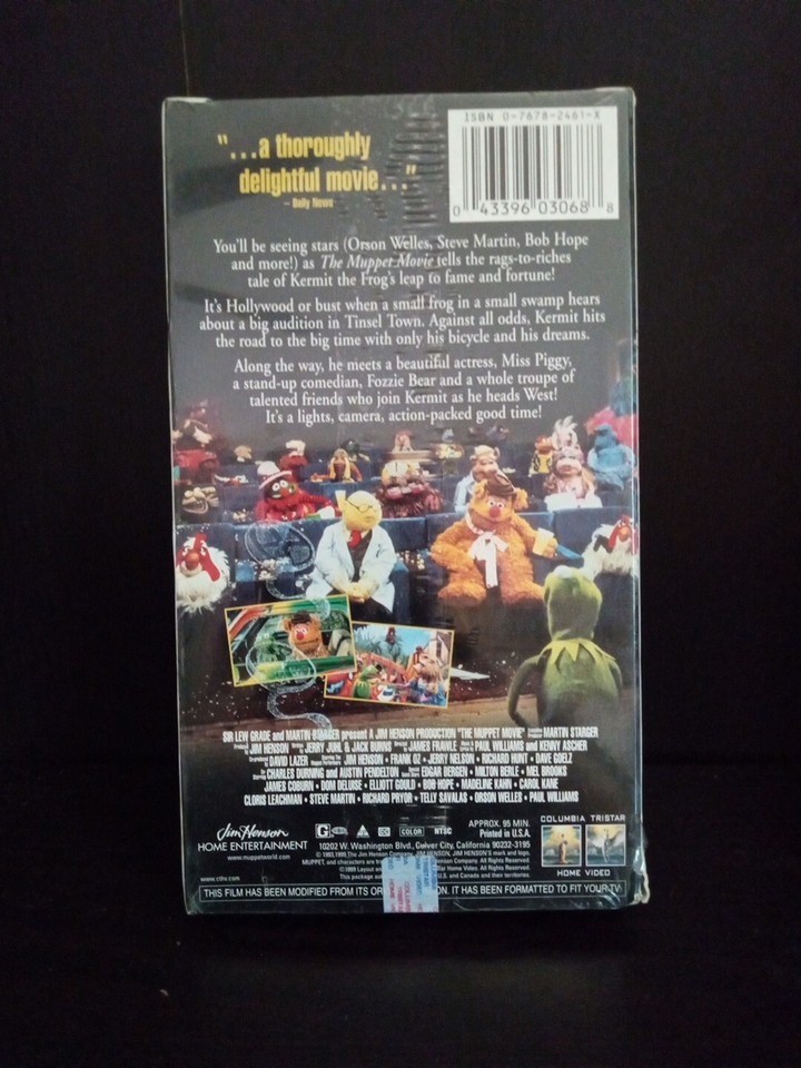 New! The Muppet Movie (VHS, 1999) Jim Henson Home Entertainment Sealed ...