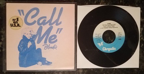 Blondie Debbie Harry 1980 7" 45 Call Me SPAIN Chrysalis CHS 2414 EX++ ...