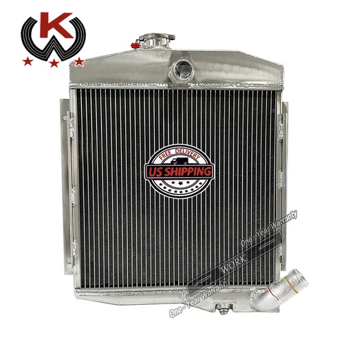 Cooling Radiator for 1965-1971 66 67 68 69 70 71 Jeep CJ5 CJ5A 3.7L ...