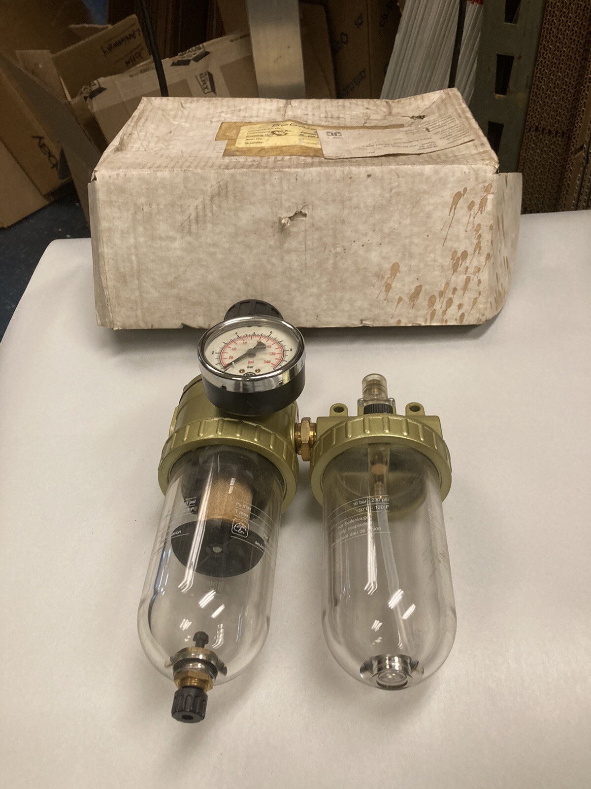 Riegler,861K,Air Filter Maintenance Unit G 1/2 16bar-230psi | eBay