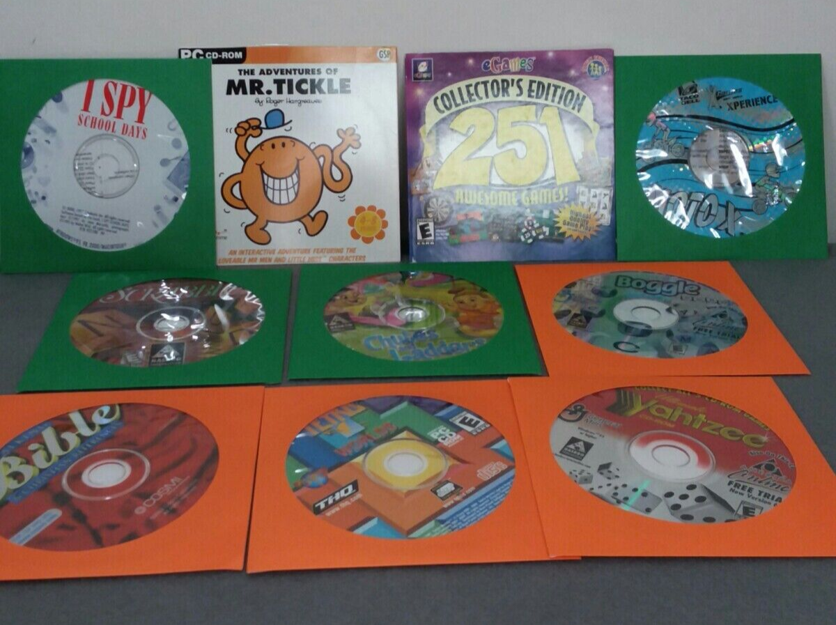 24 Educational, Family, Critical Thinking, Reading, Creative PC CD Rom ...