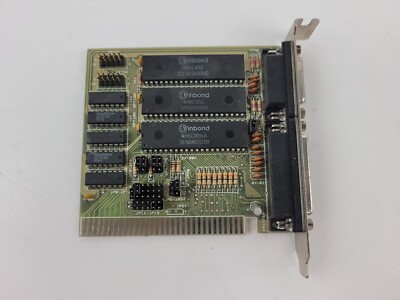 Startech WINBOND ATIO-V8 8 Bit ISA Multi IO Controller Card Expansion ...