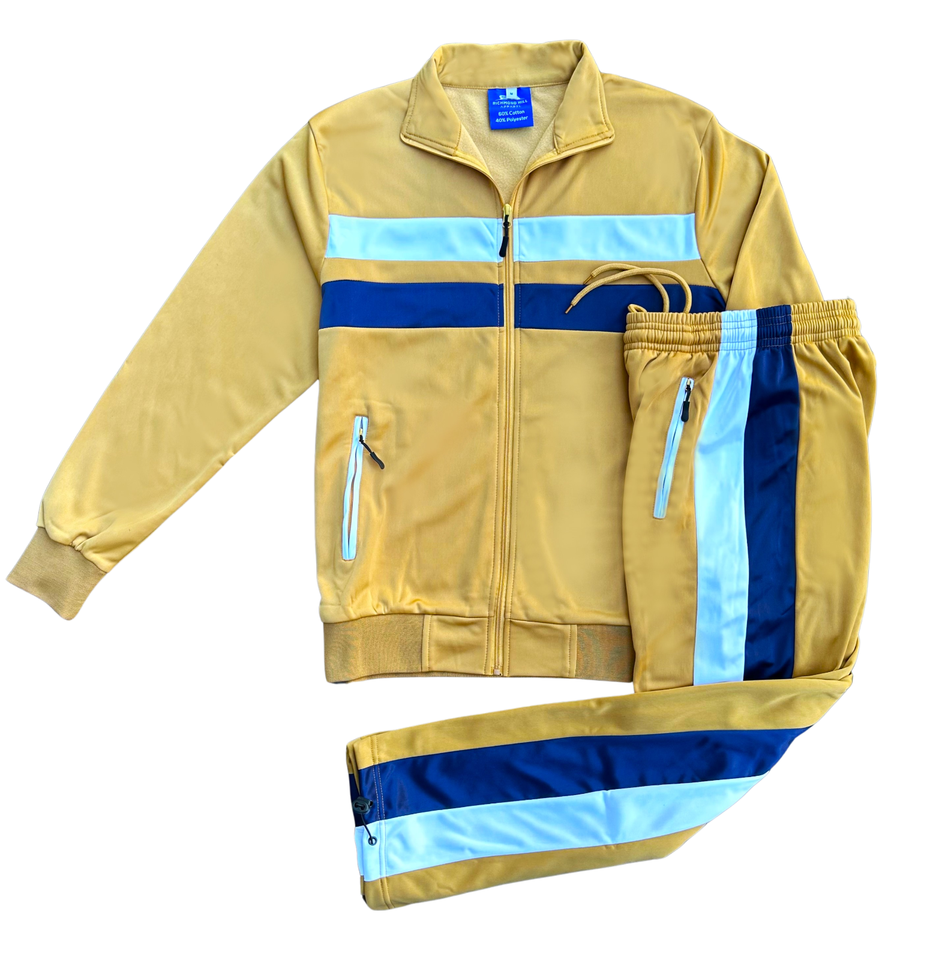 Men’s Classic Jogging Tracksuit Full Zip Activewear Track Jacket ...