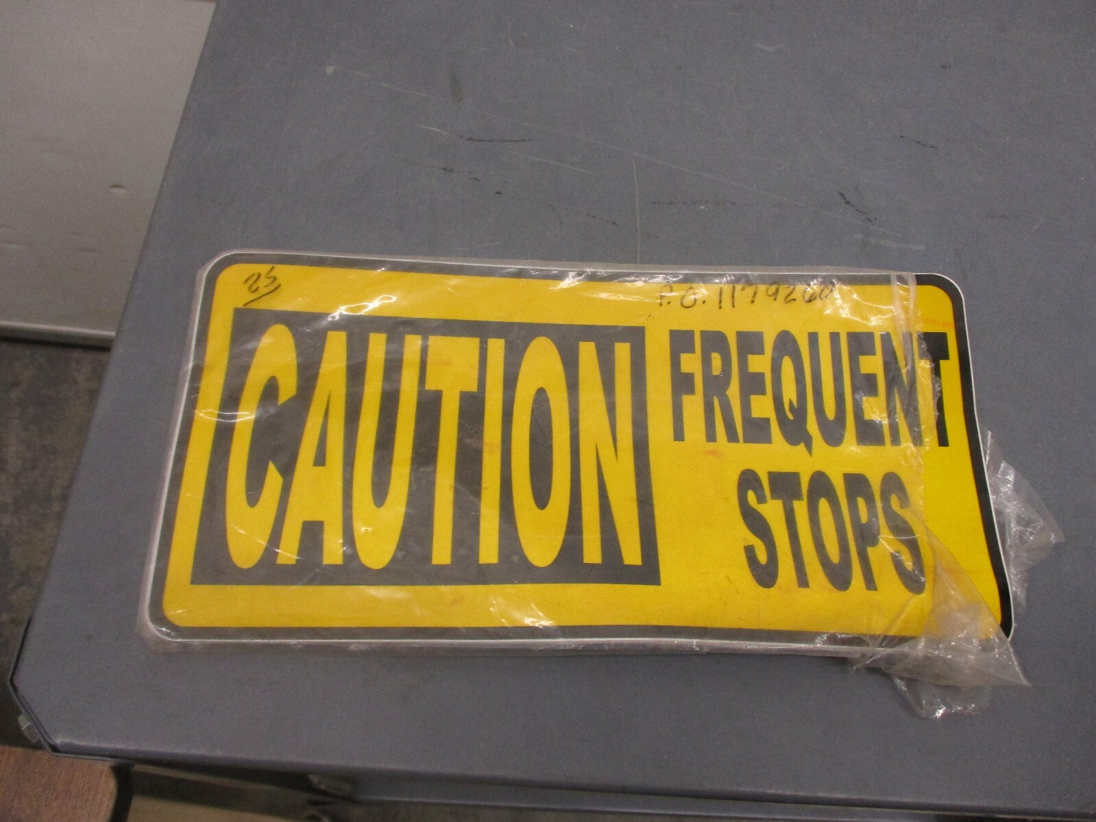 Caution Frequent Stops Sticker Decal | eBay