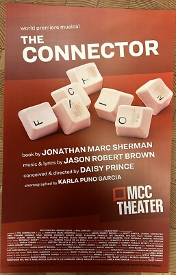 The Connector-Jason Robert Brown- Off Broadway Window Card-Poster ...