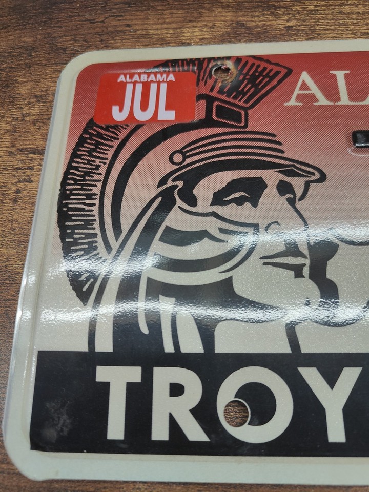 Alabama Bama License Plate Tag ️ Heart Of Dixie ️ 2009 Troy University ...